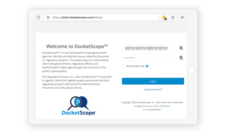 Public Comment Software & Comment Analysis Tool - DocketScope